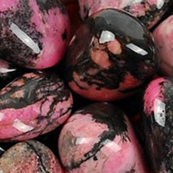 Rodonita Tipo Gema (Equilibra y Acumula), Piedras Roladas, 100 gr ...